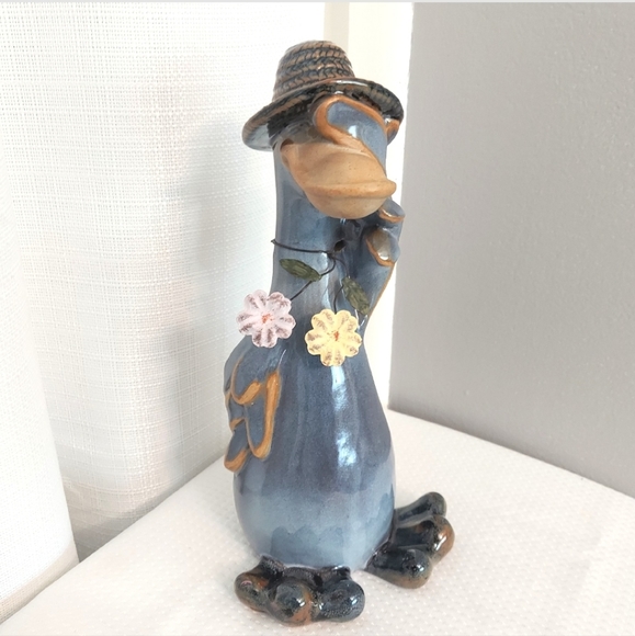 unbranded | Art | See No Evil Pottery Duck Figurine Stoneware Bird ...
